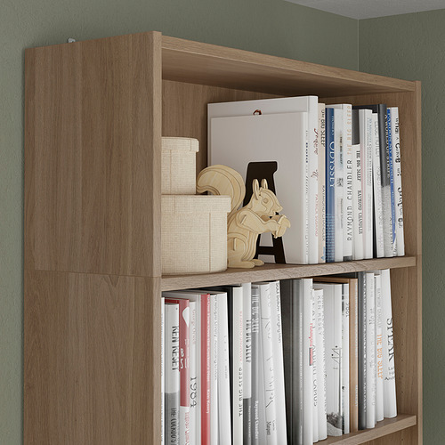 BILLY height extension unit, oak effect, 80x28x35 cm | IKEA Indonesia