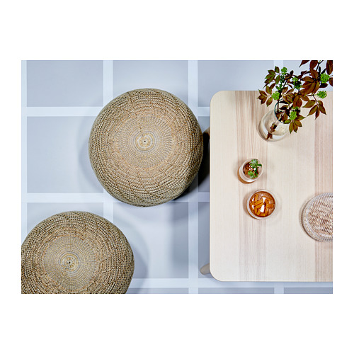 SANDARED pouffe, beige | IKEA Indonesia