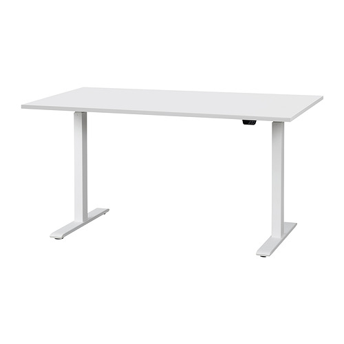 RODULF desk sit/stand, electric/white, 140x80 cm | IKEA Indonesia