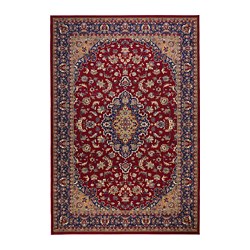 AVLOPPSBRUNN rug, low pile, black/grey, 120x180 cm | IKEA Indonesia