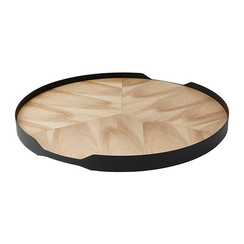 SMÅÄTA papan saji putar, veneer akasia, 42 cm | IKEA Indonesia