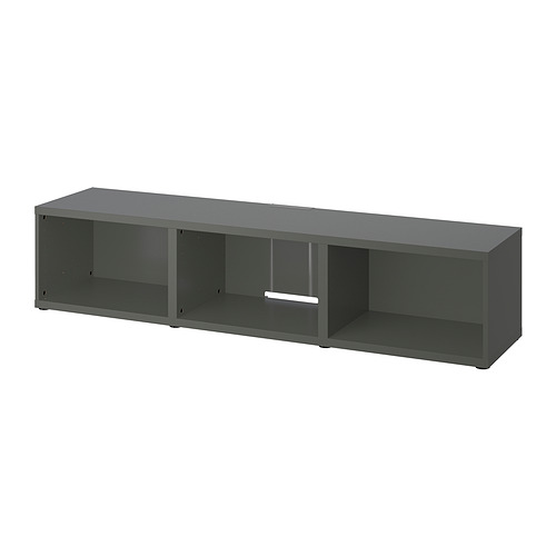 BESTA TV bench dark grey 180x40x38 cm IKEA Indonesia