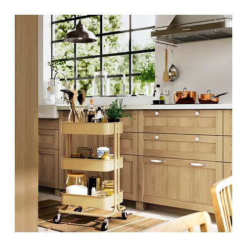 KLINGSTORP handle, off-white/chrome-plated, 141 mm | IKEA Indonesia