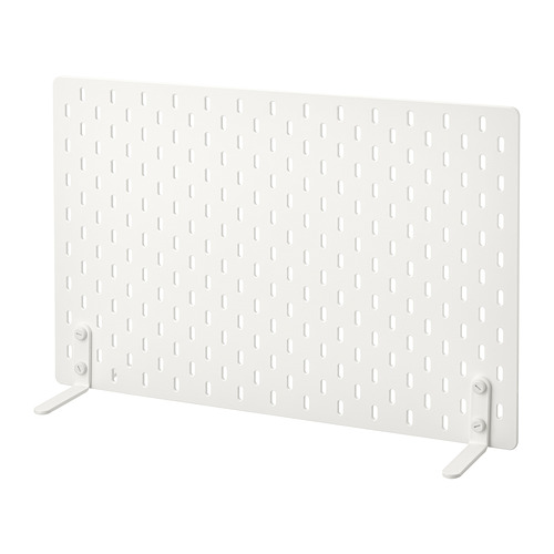 SKÅDIS freestanding peg board, white, 56x37 cm | IKEA Indonesia