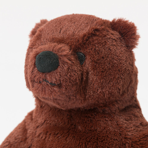 DJUNGELSKOG soft toy, brown bear, 28 cm | IKEA Indonesia