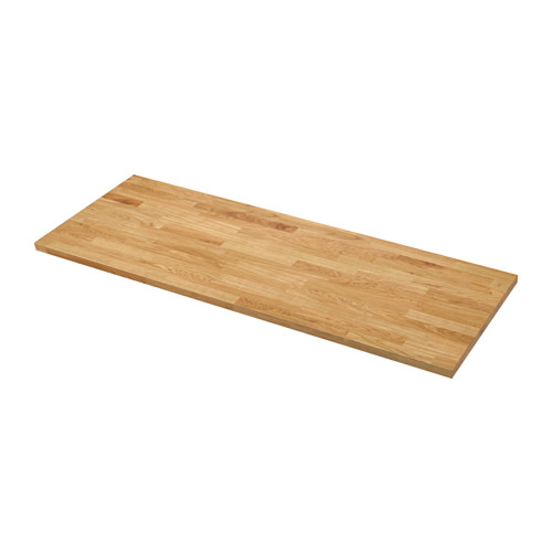KARLBY permukaan meja dapur, kayu oak/veneer, 186x3.8 cm | IKEA Indonesia