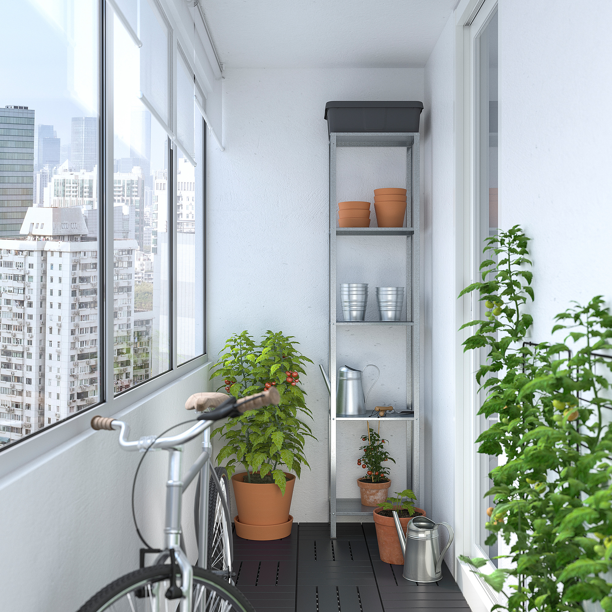 HYLLIS unit rak , dalam/luar ruang, 40x27x183 cm | IKEA Indonesia