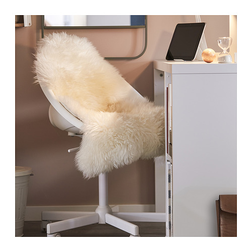 ULLERSLEV sheepskin, off-white, 85 cm | IKEA Indonesia