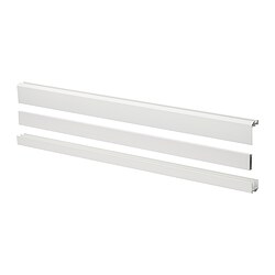LARKOLLEN rail w fittings for sliding doors, white, 60 cm | IKEA Indonesia