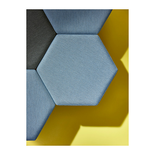KJUGE pouffe with storage, Knisa medium blue | IKEA Indonesia