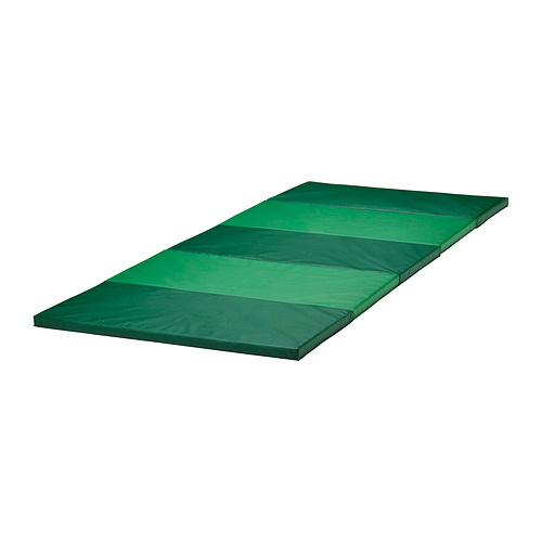 PLUFSIG matras senam lipat, hijau, 78x185 cm | IKEA Indonesia