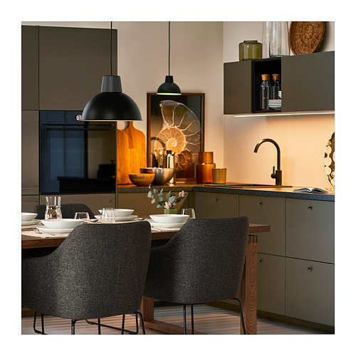 TOSSBERG chair, metal black/Gunnared dark grey | IKEA Indonesia