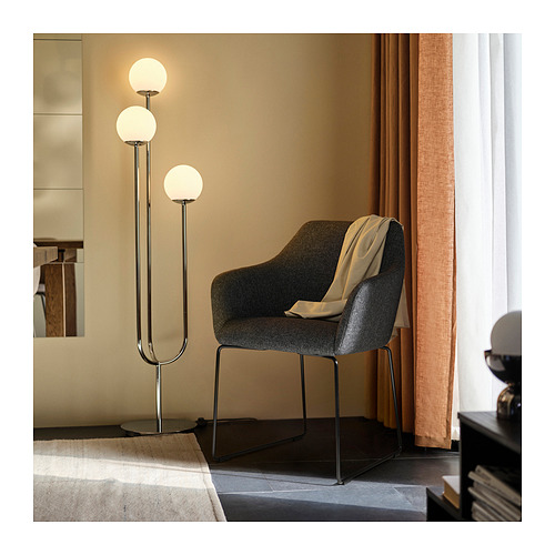 TOSSBERG chair, metal black/Gunnared dark grey | IKEA Indonesia