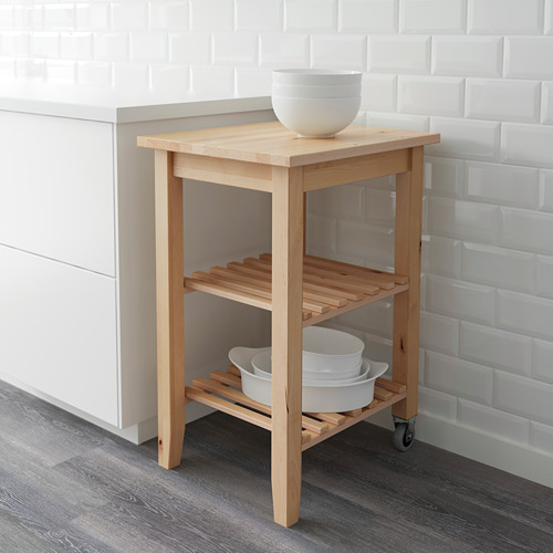 BEKVÄM troli dapur, kayu birch, 58x50 cm | IKEA Indonesia
