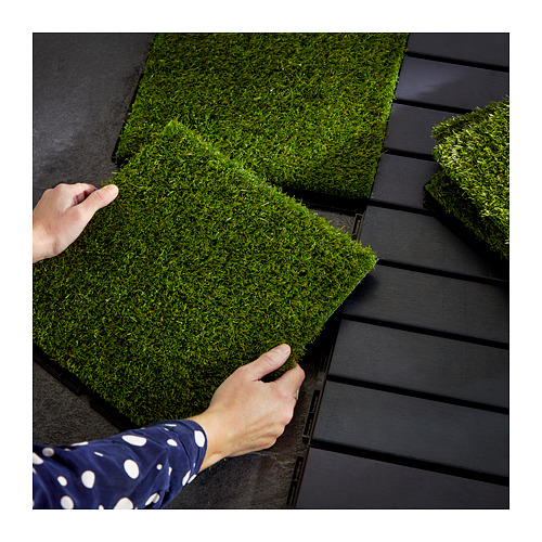 RUNNEN dek lantai, luar ruang, rumput tiruan, 0.81 m² | IKEA Indonesia