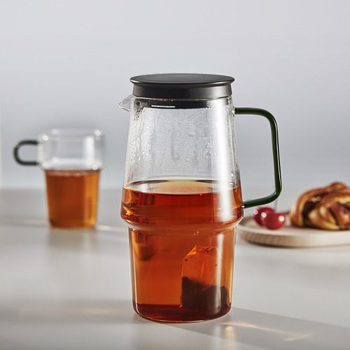 SKINNFISK pitcher dengan penutup, kaca bening, 1.2 l | IKEA Indonesia