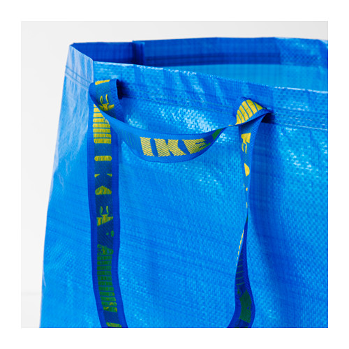 FRAKTA carrier bag, large, blue, 55x37x35 cm/71 l | IKEA Indonesia