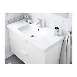BJÖRKÅN wastafel single, 54x40 cm | IKEA Indonesia