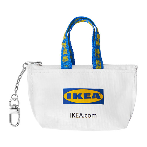 KNÖLIG key ring, small white, 9x7 cm | IKEA Indonesia