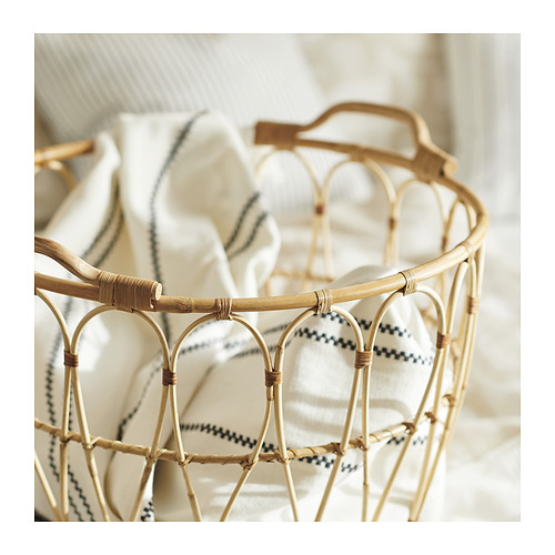 SNIDAD basket, rattan, 54x39 cm | IKEA Indonesia
