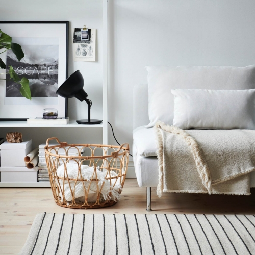 SNIDAD basket, rattan, 54x39 cm | IKEA Indonesia