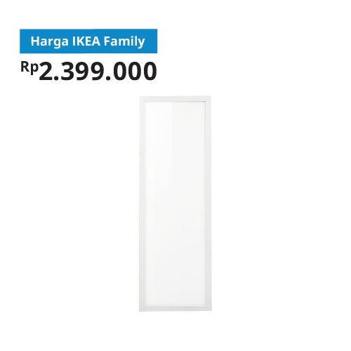 FLOALT panel lampu LED, dapat diredupkan/spektrum putih, 30x90 cm ...