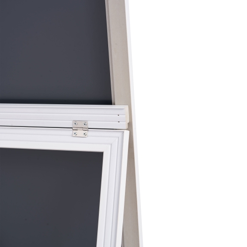 METRO Stand mirror 40x150cm white-PU | IKEA Indonesia