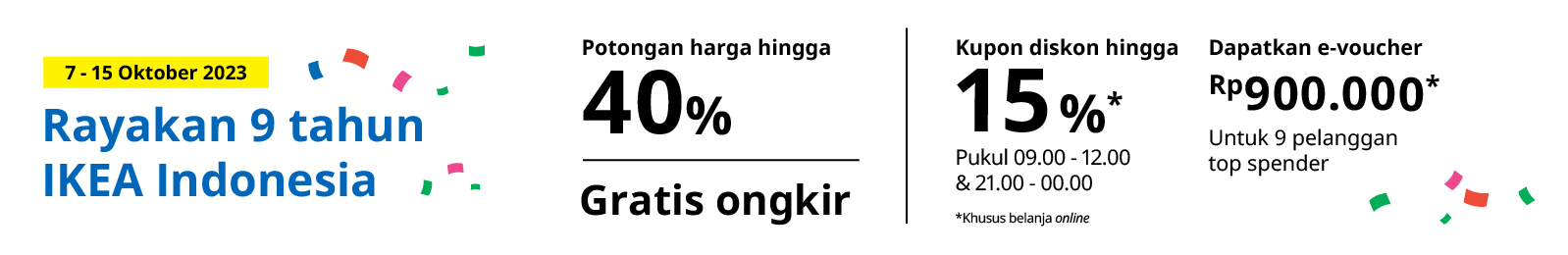 Promo Ulang Tahun IKEA Indonesia ke 9 | IKEA Birthday