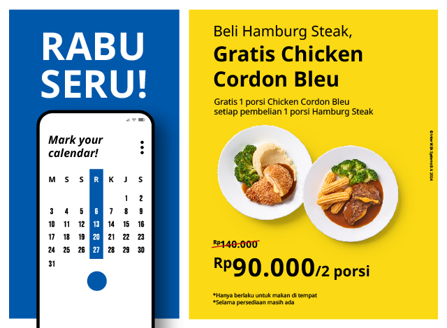 Promo IKEA Rabu | Promo Rabu Seru | Special Tiap Hari Rabu