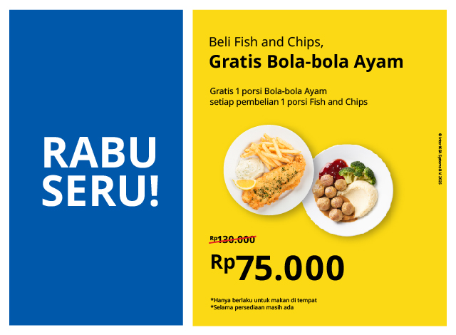 Promo IKEA Rabu | Promo Rabu Seru | Special Tiap Hari Rabu