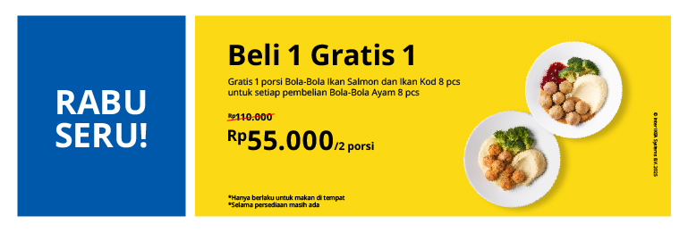 Promo IKEA Rabu | Promo Rabu Seru | Special Tiap Hari Rabu