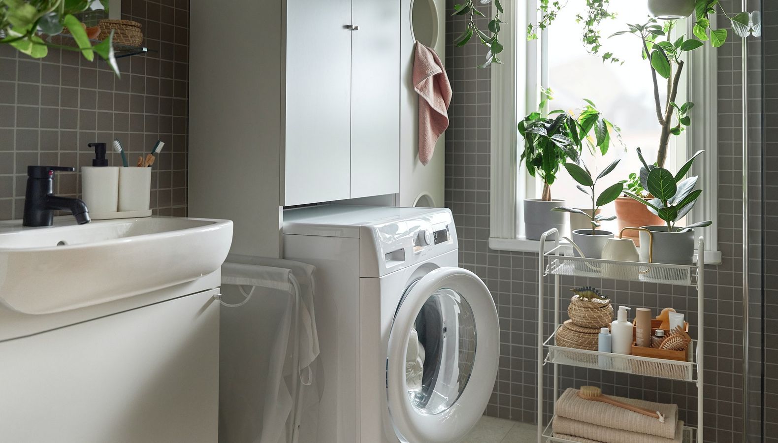 Area Laundry Compact Di Kamar Mandi Berukuran Terbatas Ikea Indonesia